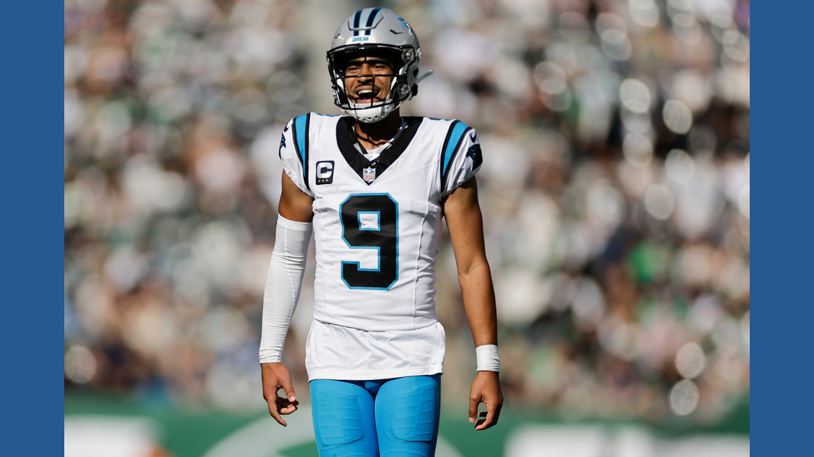Panthers' Bryce Young leaves win over Jets with ankle injury, status ...
