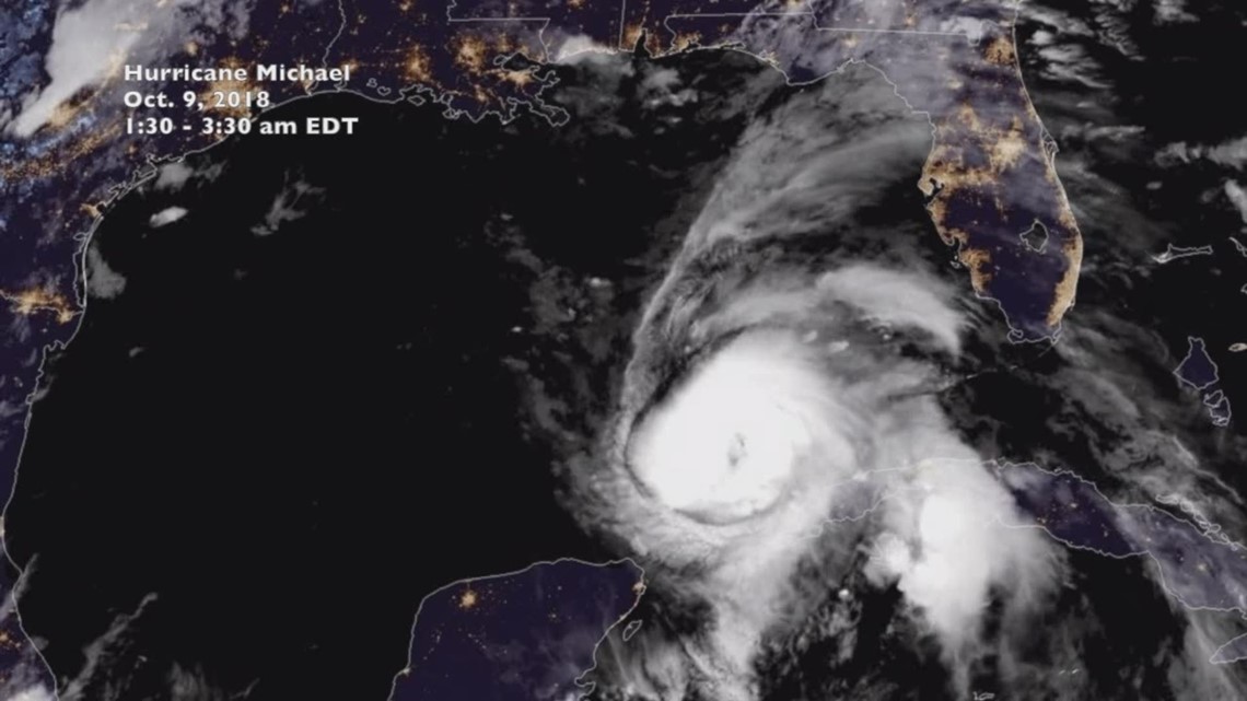 Hurricane Michael satellite loop, Oct. 9, 2018 | wltx.com