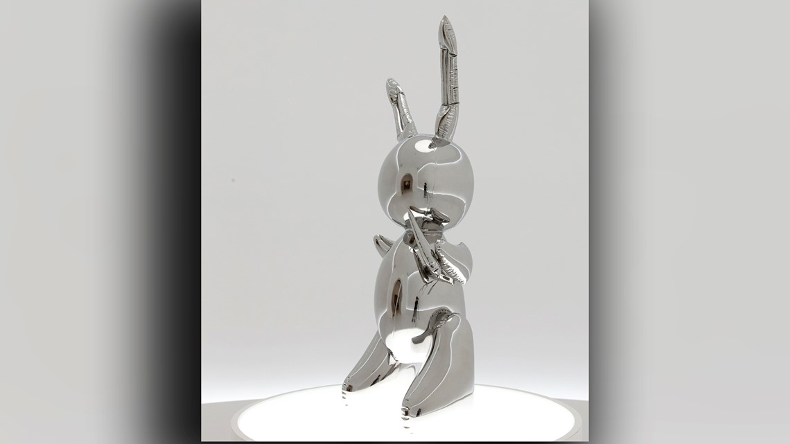 Jeff Koons 'Rabbit' sets auction record at $91 million | wltx.com