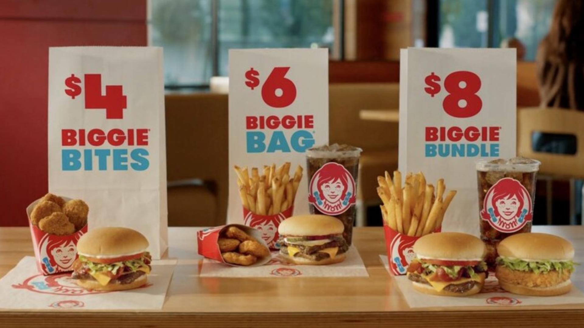 Wendy's introduces new Biggie Deals menu with meals as low as $4 | wltx.com