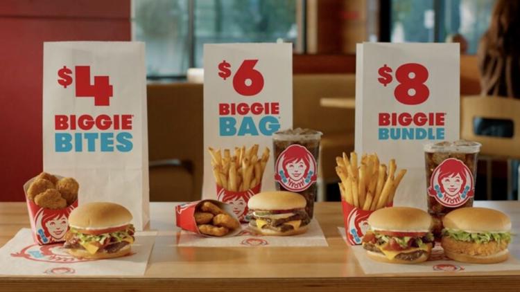 Wendy's introduces new Biggie Deals menu with meals as low as $4 | wltx.com