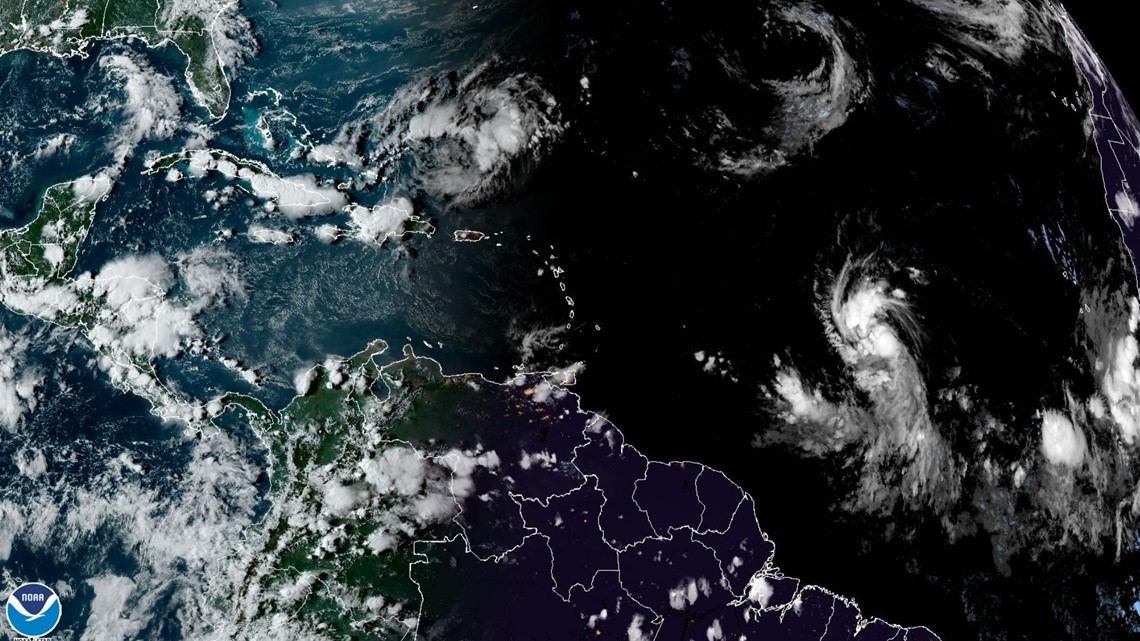 Tropical Storm Lee forms in Atlantic Ocean | wltx.com