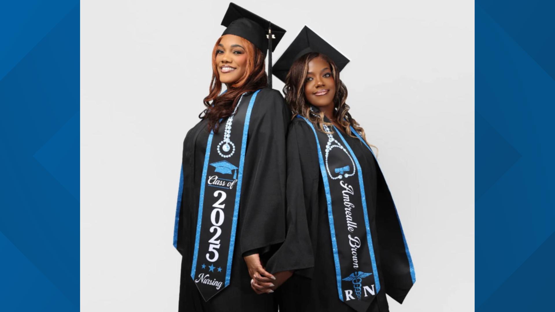 Nija Butler and Ambrealle Brown to graduate nursing school Tuesday ...