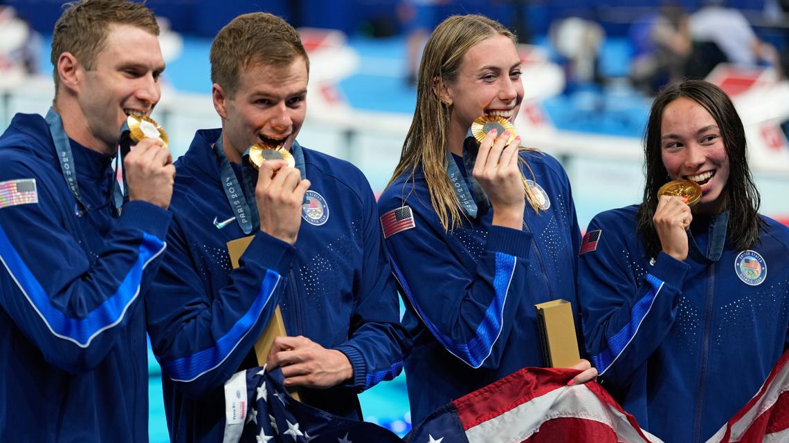 Medal count: Saturday was USA's most medals in 1 day since 1988 | wltx.com