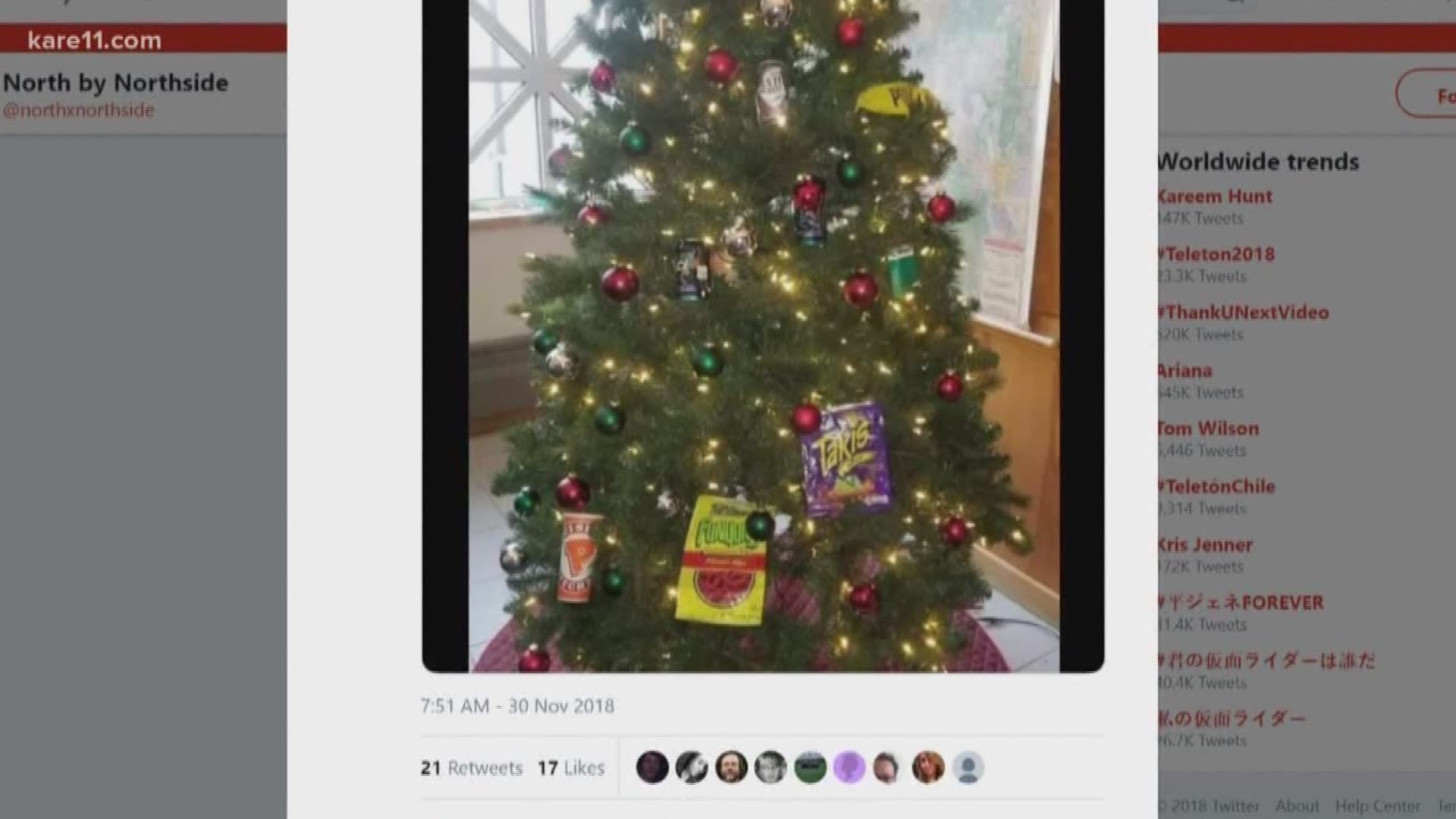 Controversial tree display: 2 Minneapolis police officers have been ...