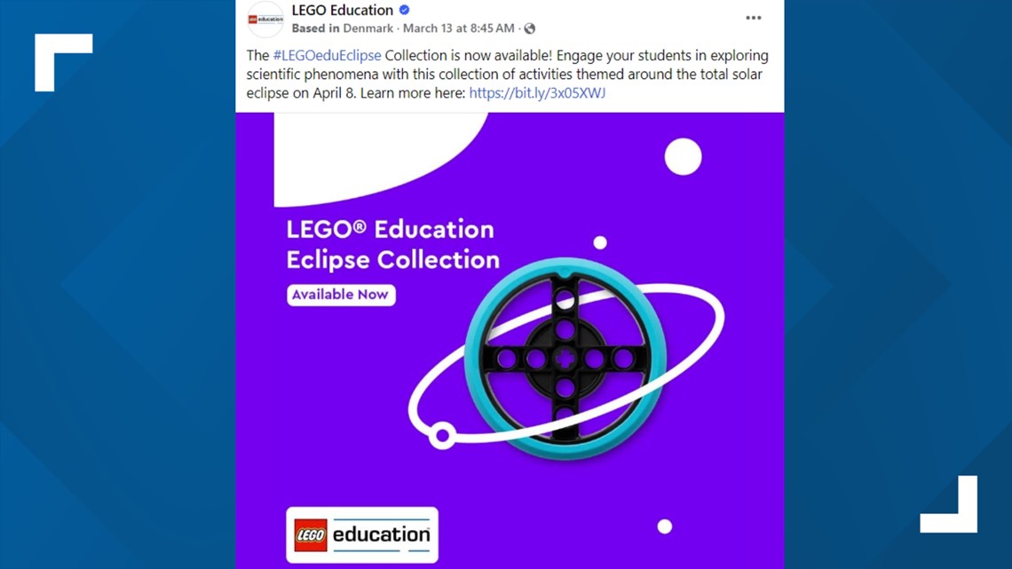 LEGO Education launches total solar eclipse collection | wltx.com