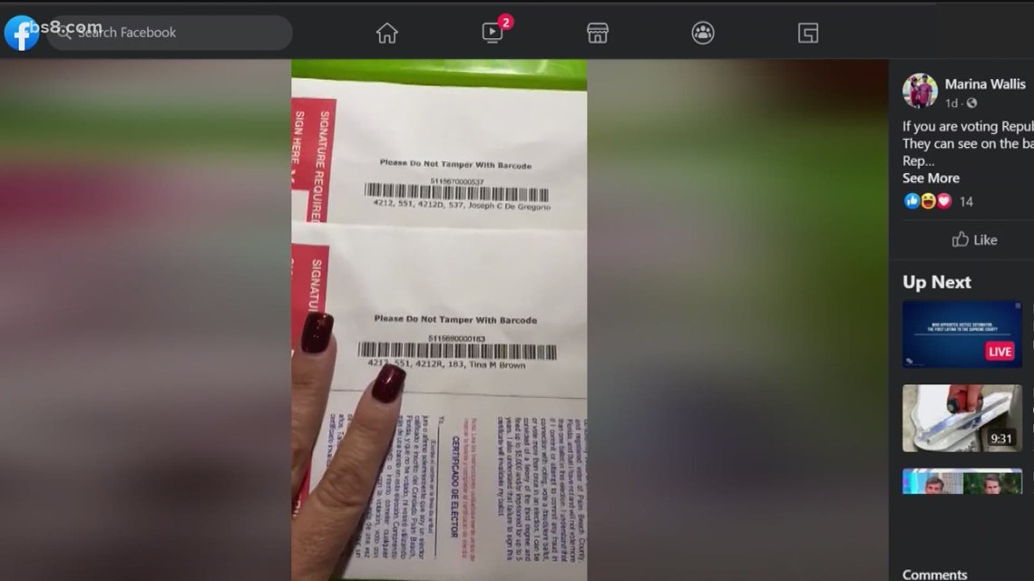 VERIFY: Are presidential ballot envelopes marked with your political ...