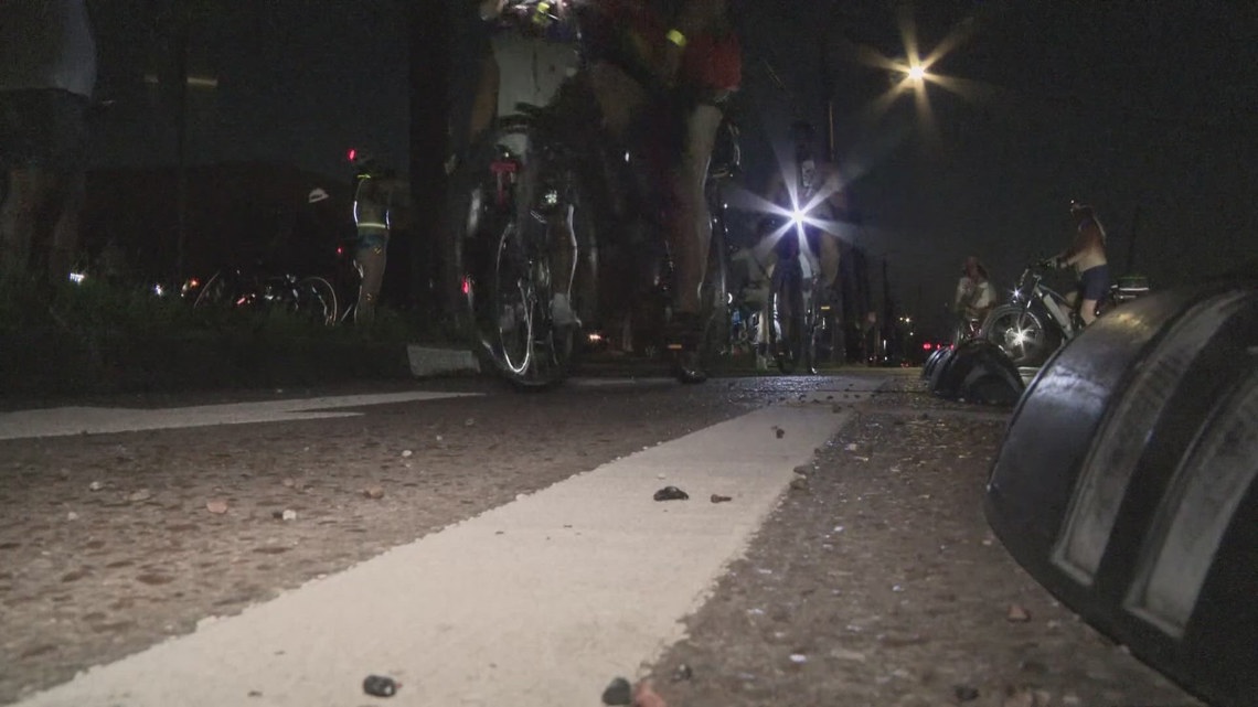 Houston World Naked Bike Ride protests bike lane changes, safety ...