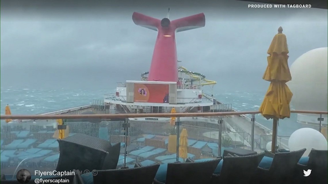Video shows Carnival Sunshine cruise ship rocked by storm | wltx.com