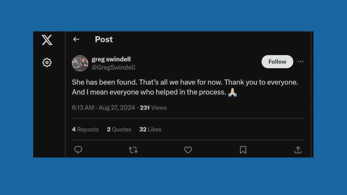 Timeline of Brenna Swindell's disappearance | wltx.com