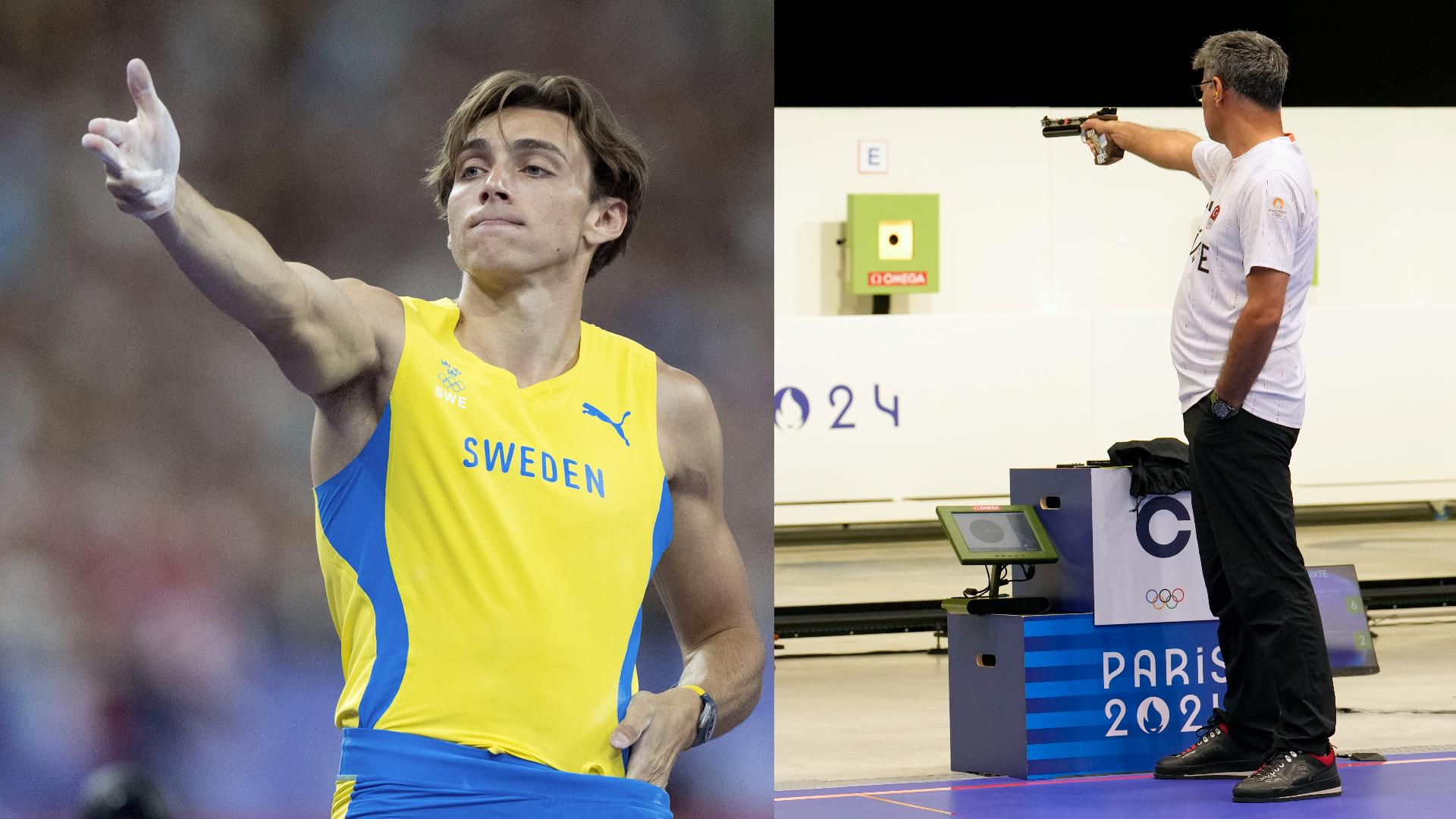 Olympic athletes copy Turkish shooter's 'casual' stance | wltx.com