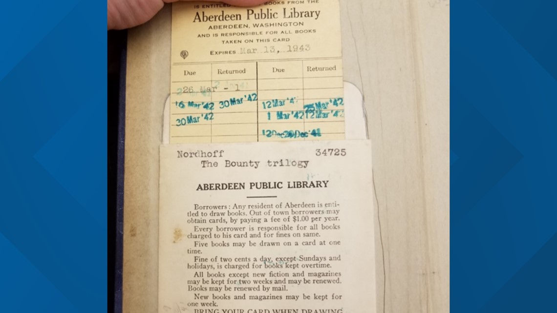Overdue library book returned to Aberdeen library 81 years later | wltx.com