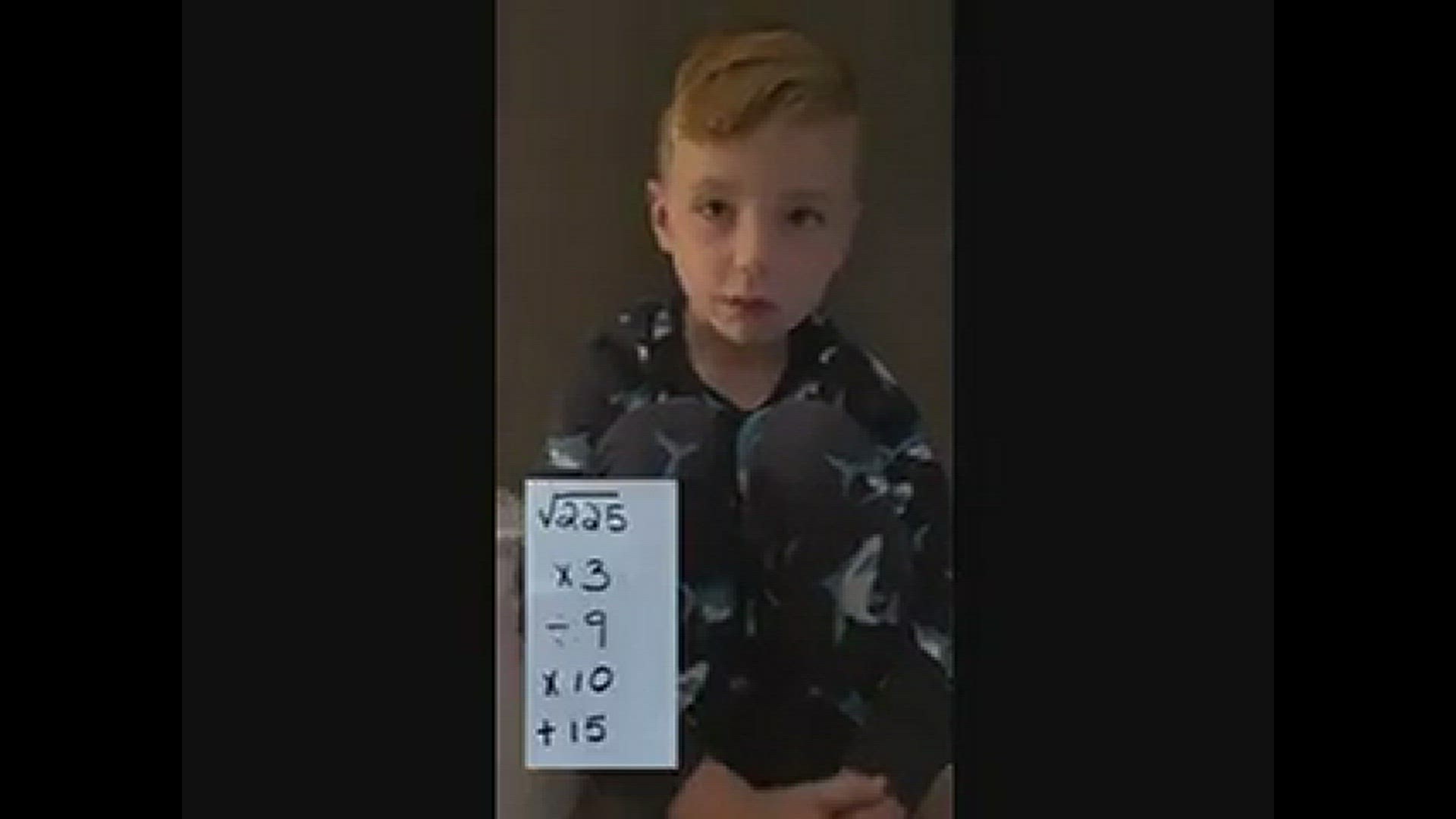 Nathan the number kid goes viral on TikTok | wltx.com