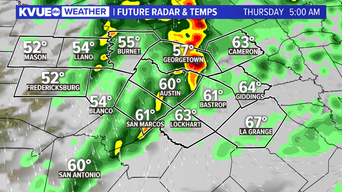 Austin weather: More storms, rain in forecast for March 24, 25 | wltx.com