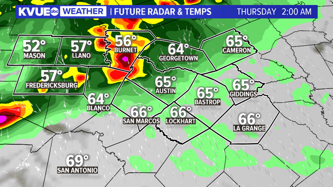 Austin weather: More storms, rain in forecast for March 24, 25 | wltx.com