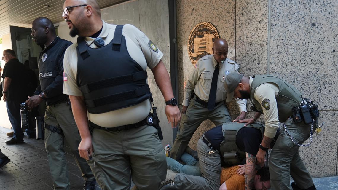 LA riots: 500 Marines ready to assist amid Los Angeles protests | wltx.com