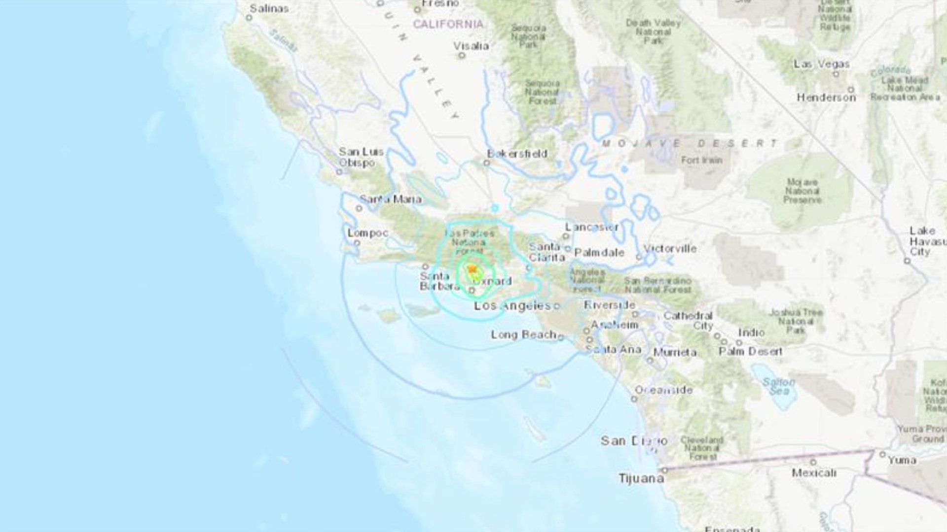 Ojai Earthquake hits California as Tropical Storm Hilary nears | wltx.com