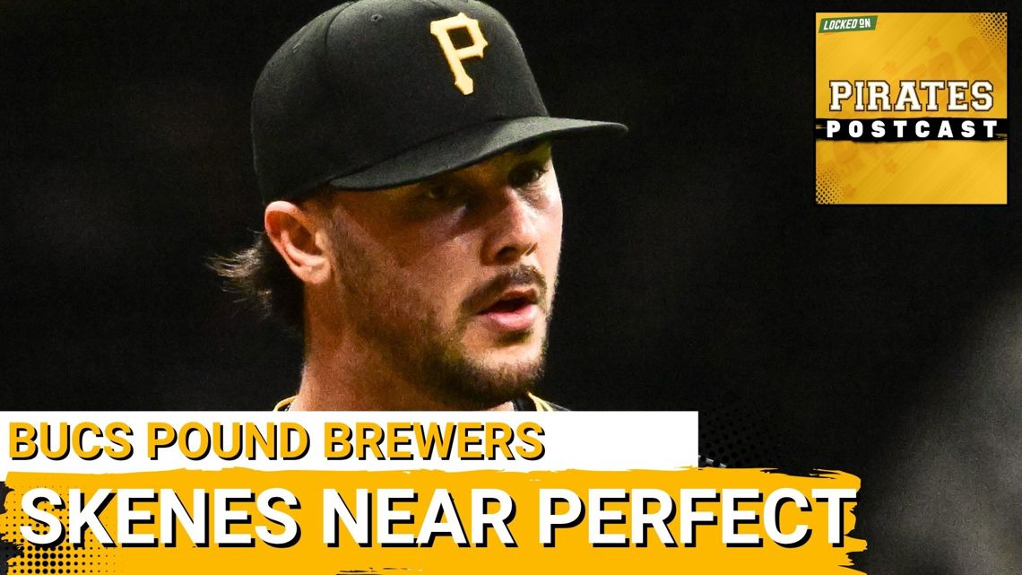 Pirates Postcast: Pirates POUND Brewers 6-0 as Paul Skenes Flirts with ...