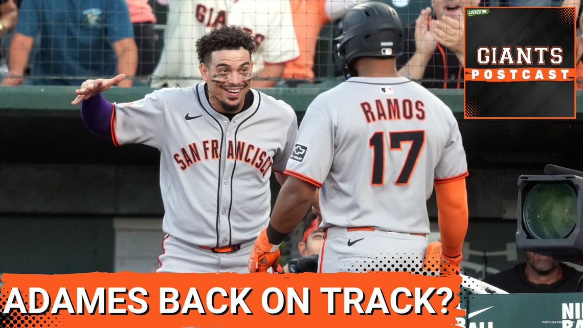 GIANTS POSTCAST: Willy Adames BIG DAY Helps Lift Giants Over Athletics ...
