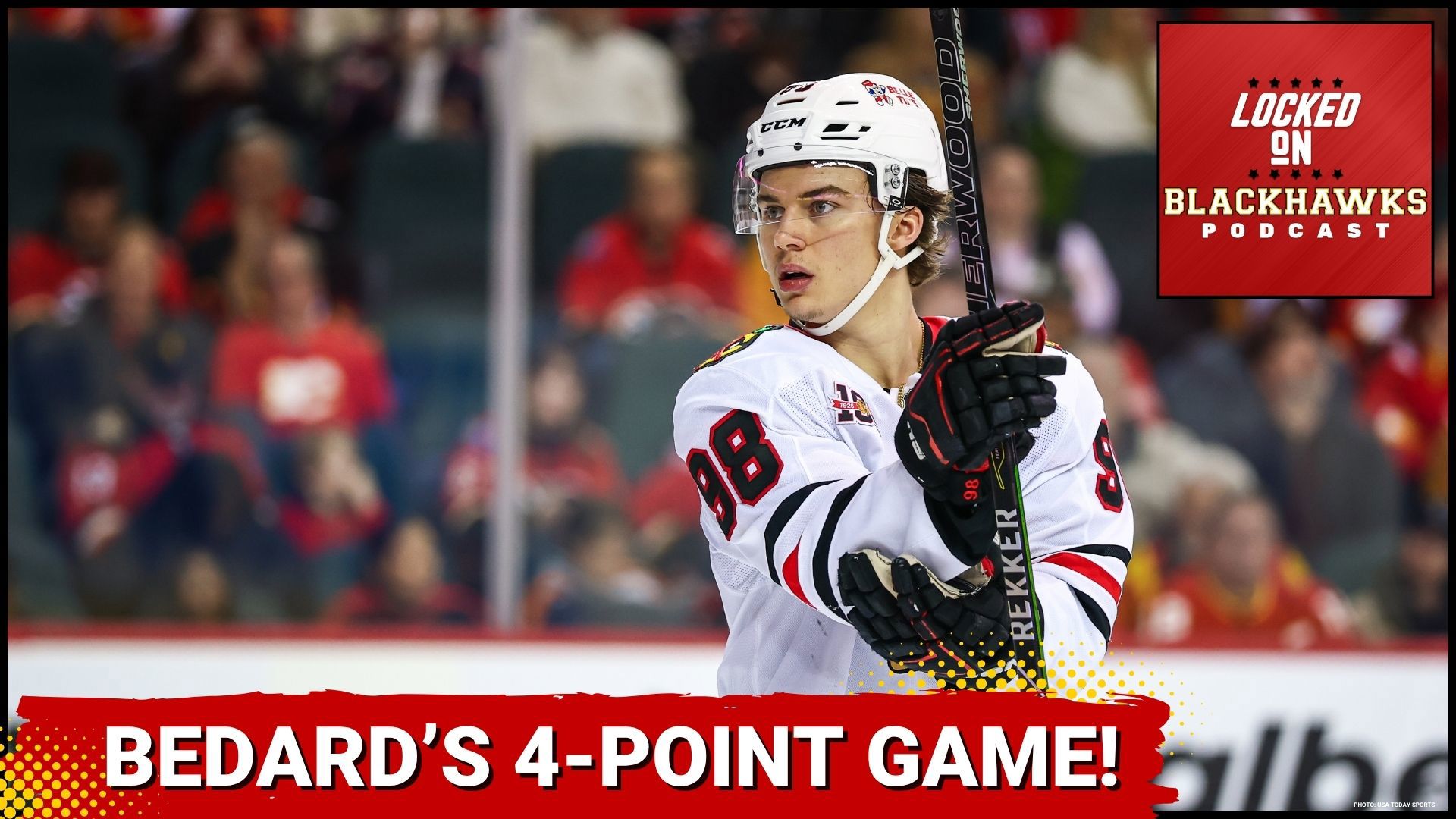 Connor Bedard TORCHES Flames With 4-Point Game | Spencer Knight's 1st ...