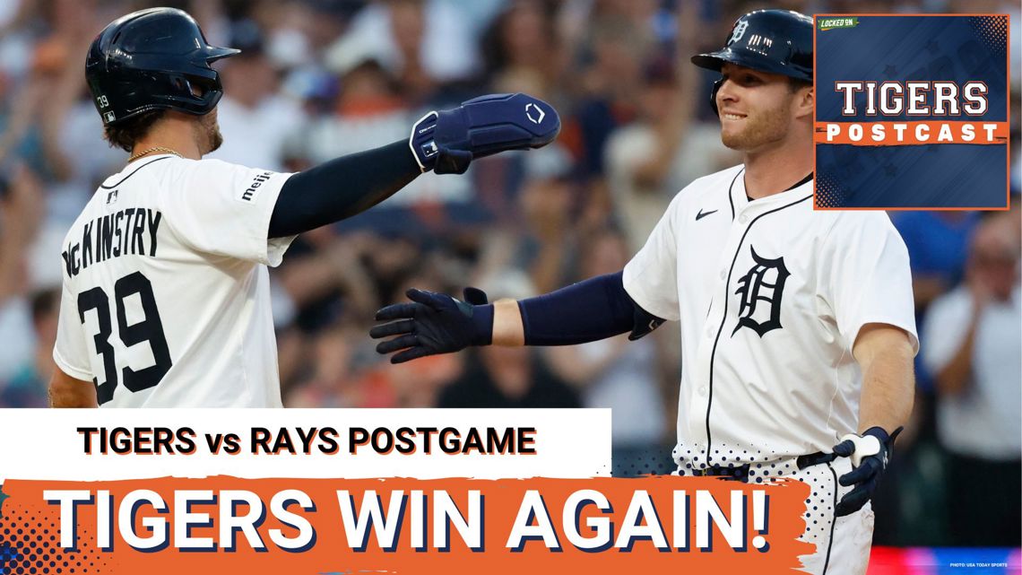 TIGERS POSTCAST: 5 WINS IN-A-ROW! Detroit Tigers BEAT Tampa Bay Rays, Jack Flaherty Strikes Out ...