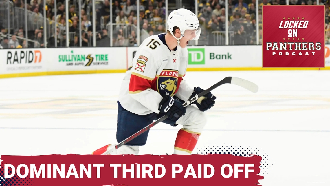 EARNED: Panthers win after a dominant third period, breaking through ...