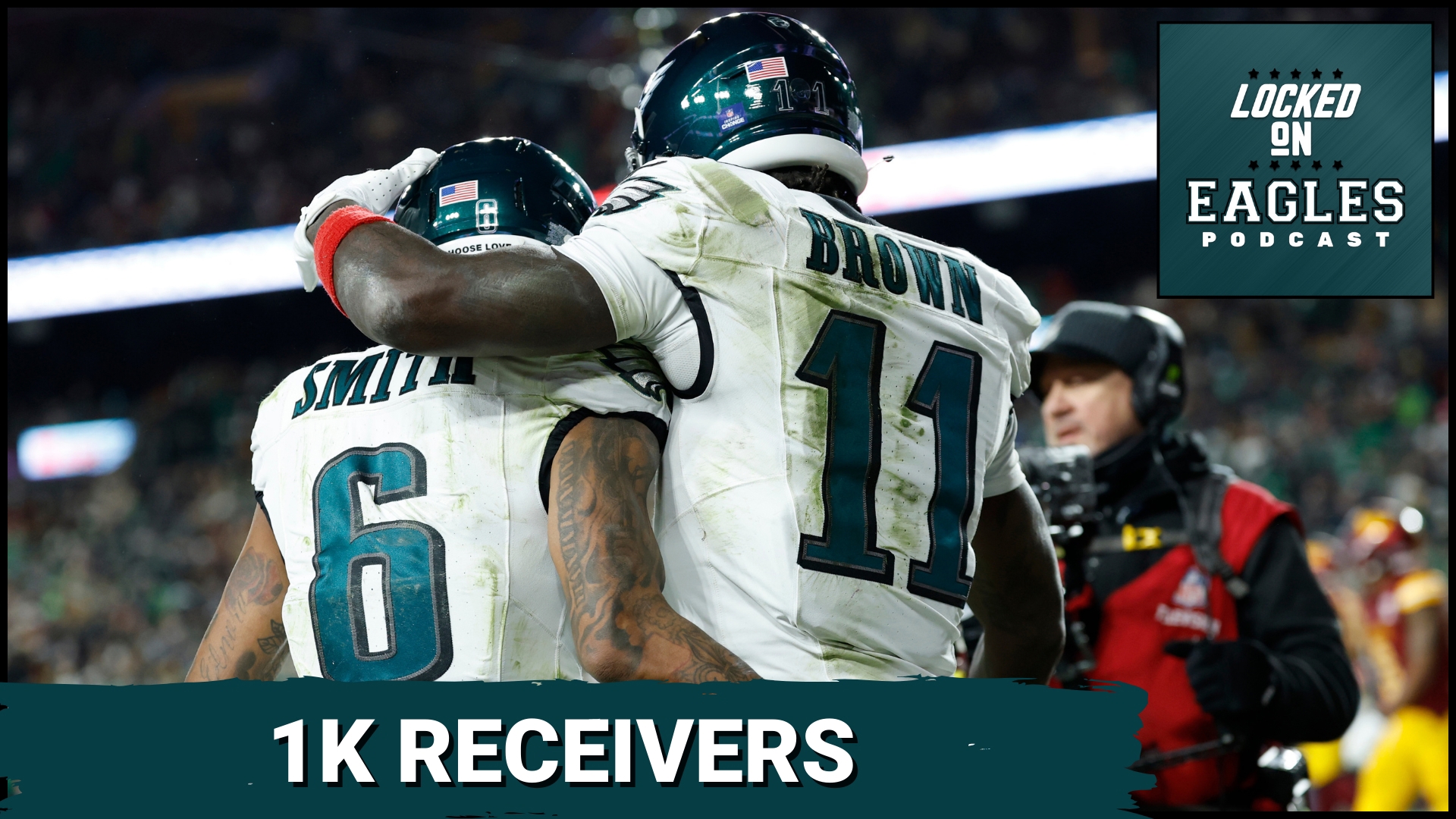 WR1K: A.J. Brown, DeVonta Smith BOTH getting 1,000 yards in 2025 ...