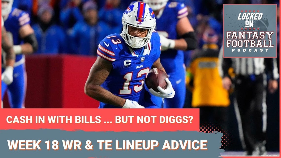 Fantasy football Week 18 WR, TE lineup advice: Gabe Davis, Nico Collins ...