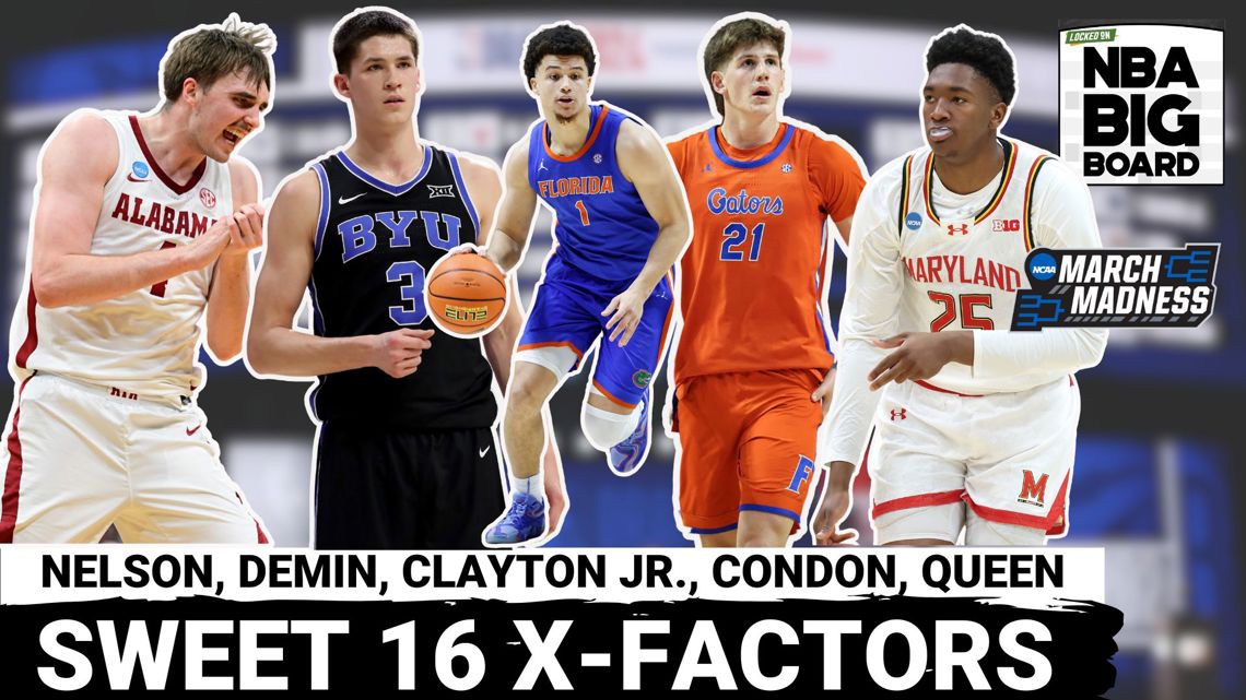 SWEET 16 X-FACTORS: Grant Nelson, Egor Demin, Walter Clayton Jr., Alex Condon & Derik Queen (Ep ...