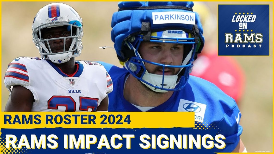 Rams 2024 Roster, Rams Sign Tre'Davious White, Colby Parkinson, Darious ...