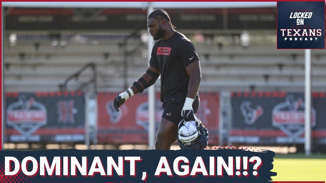 Texans Defense and Will Anderson DOMINATES Day 9 of Camp: Sacks ...