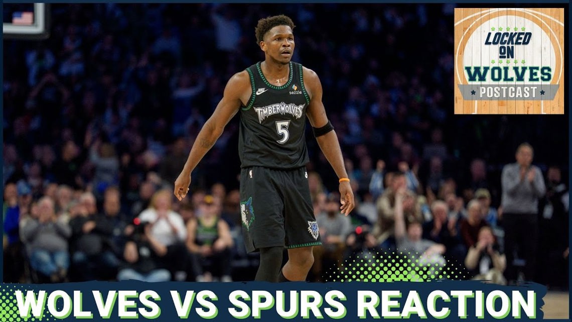 WOLVES POSTCAST: Timberwolves OVERWHELM Spurs in Second Half for a ...