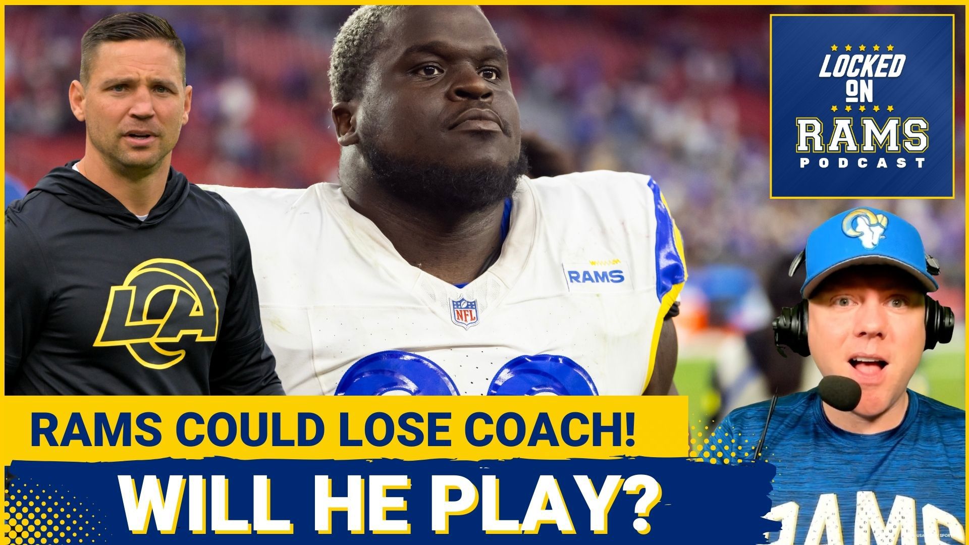 RAMS BIG UPDATE: Will Kevin Dotson Play vs. Panthers? Rams Could Lose ...