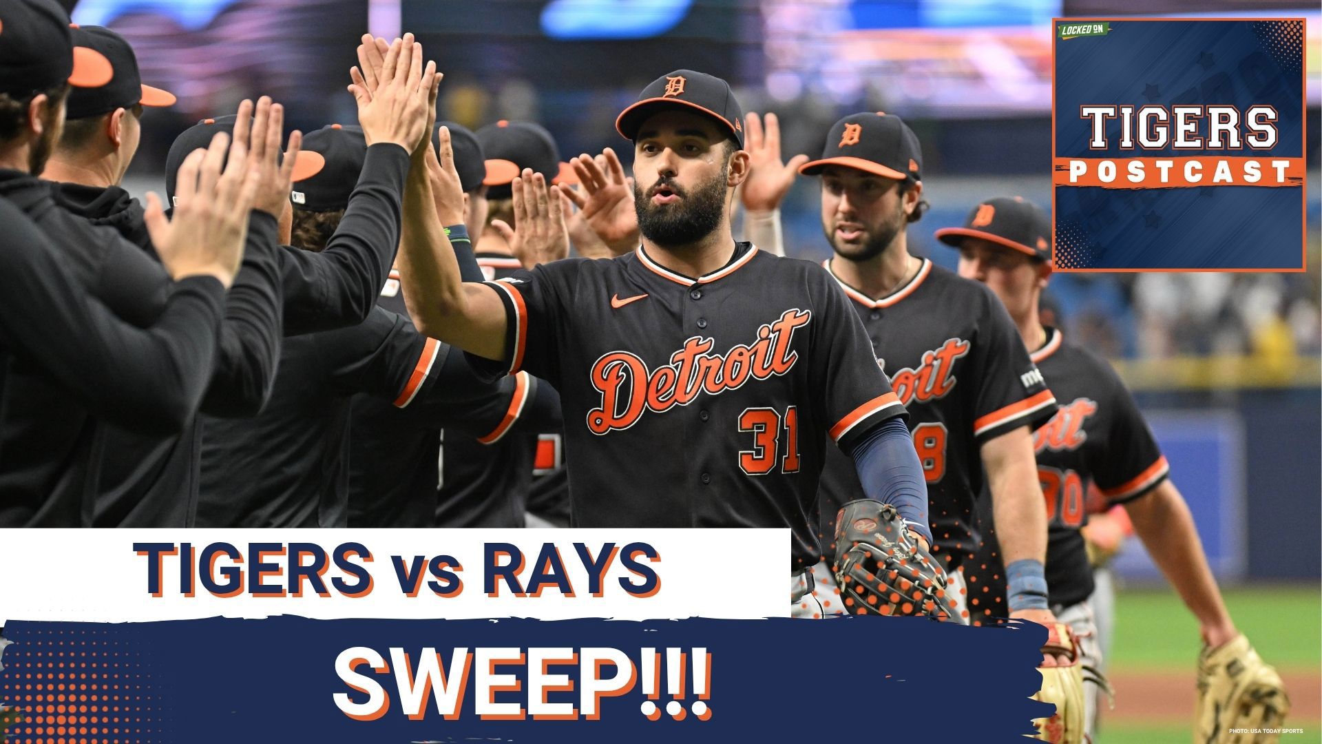 TIGERS POSTCAST: SWEEP! Detroit Tigers BEAT Tampa Bay Rays, EARN FIRST ...