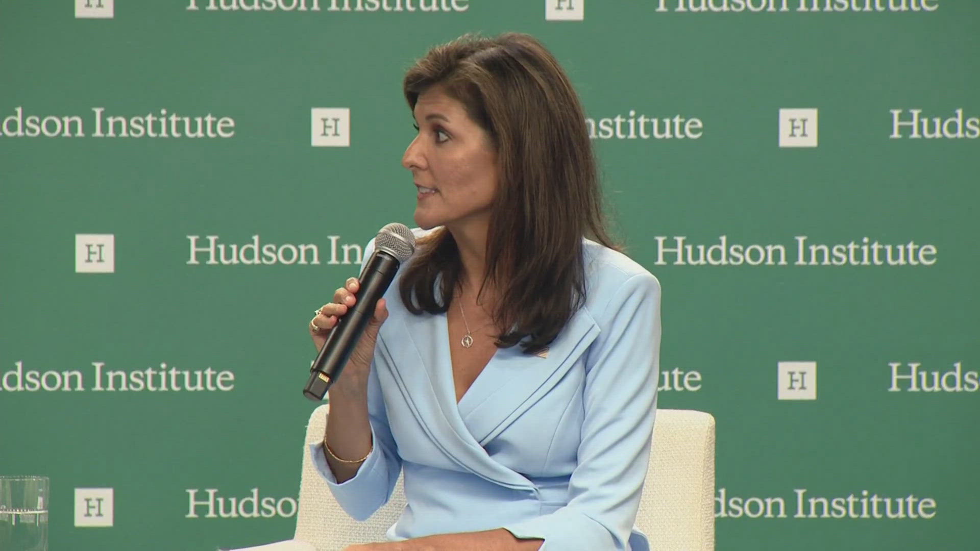 Nikki Haley signs 'Finish Them' on Israeli artillery shell | wltx.com