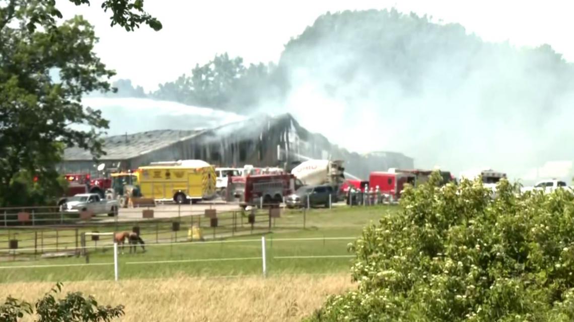 Ohio barn fire kills 43 horses | wltx.com