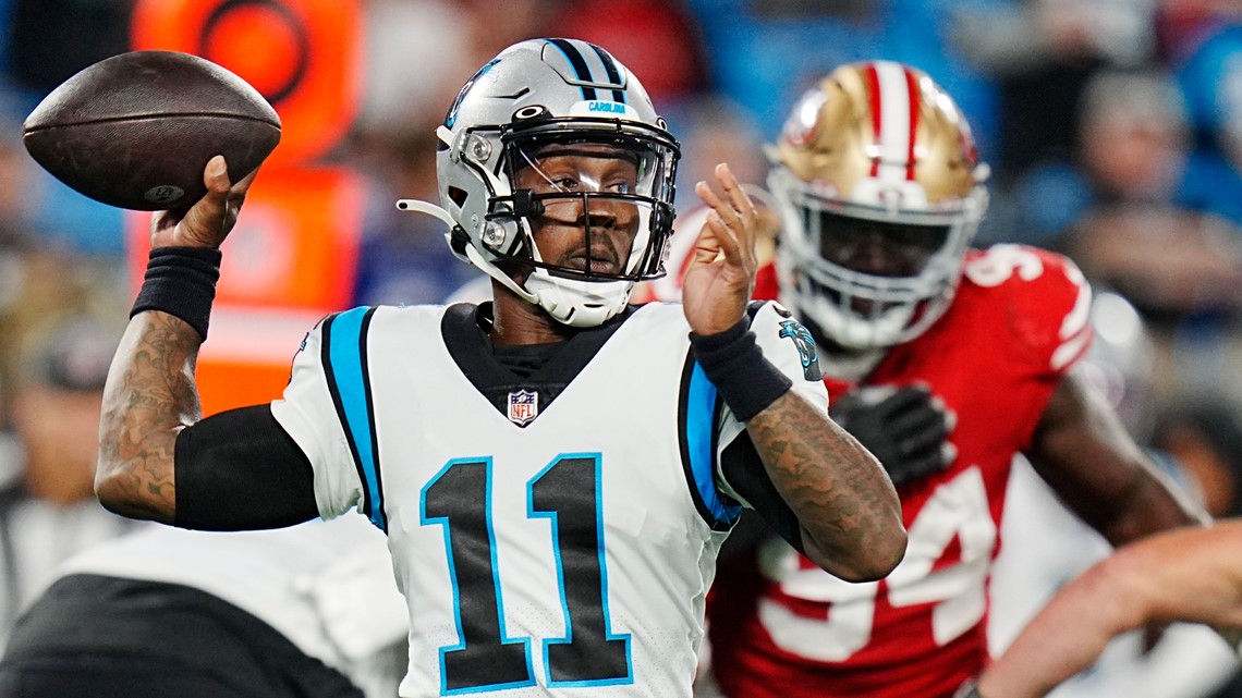 PJ Walker to start for Panthers vs Rams, Mayfield could be active ...