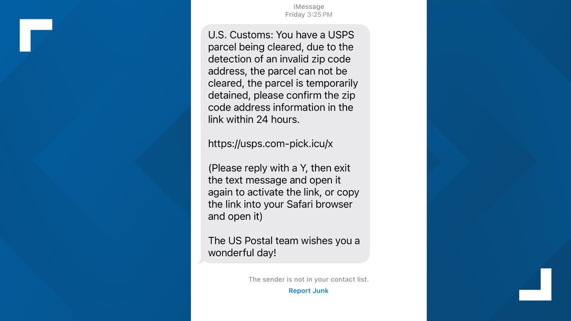 USPS scam: Beware of fake delivery texts this holiday season | wltx.com