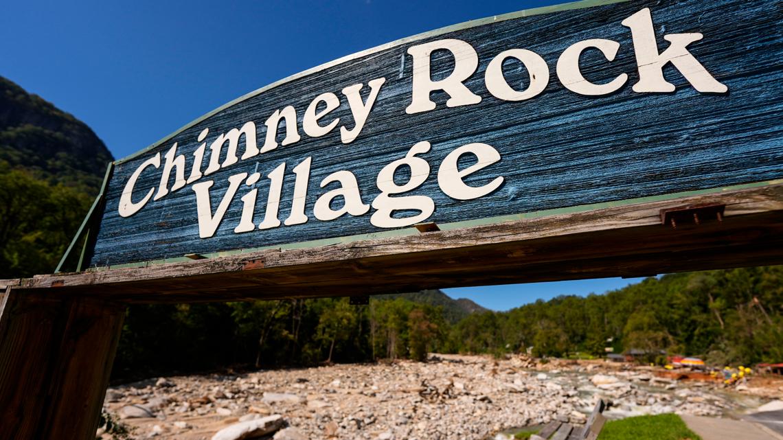 Christmas in Chimney Rock: Beloved NC town reopens after Helene ...
