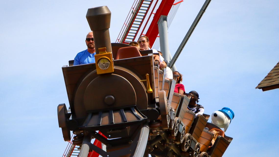 Carowinds introduces Snoopy's Racing Railway coaster | wltx.com