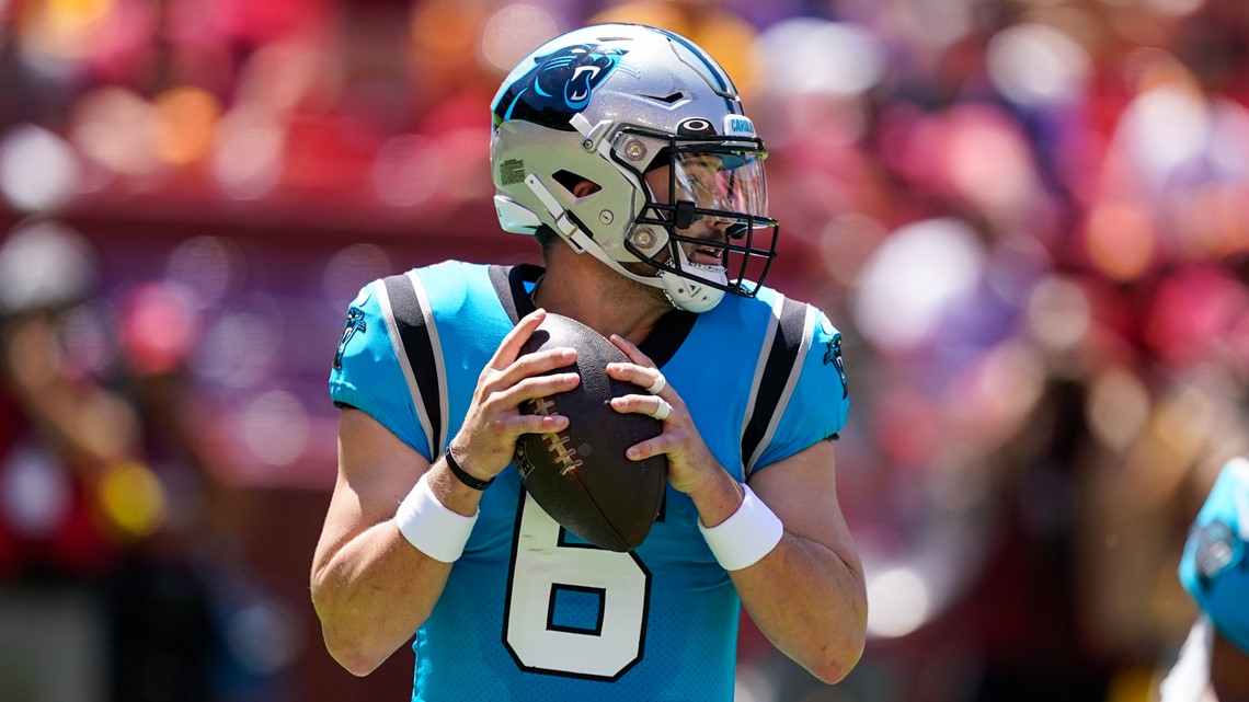 Baker Mayfield wins Panthers QB competition over Sam Darnold | wltx.com