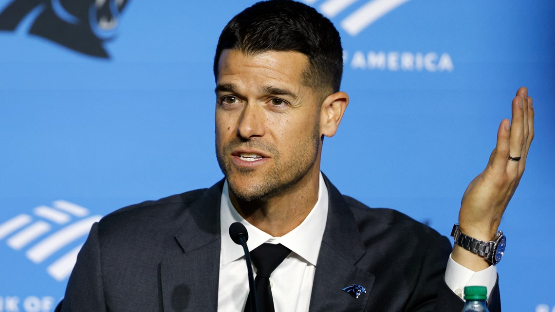 Dave Canales lays out his vision for Carolina Panthers football | wltx.com