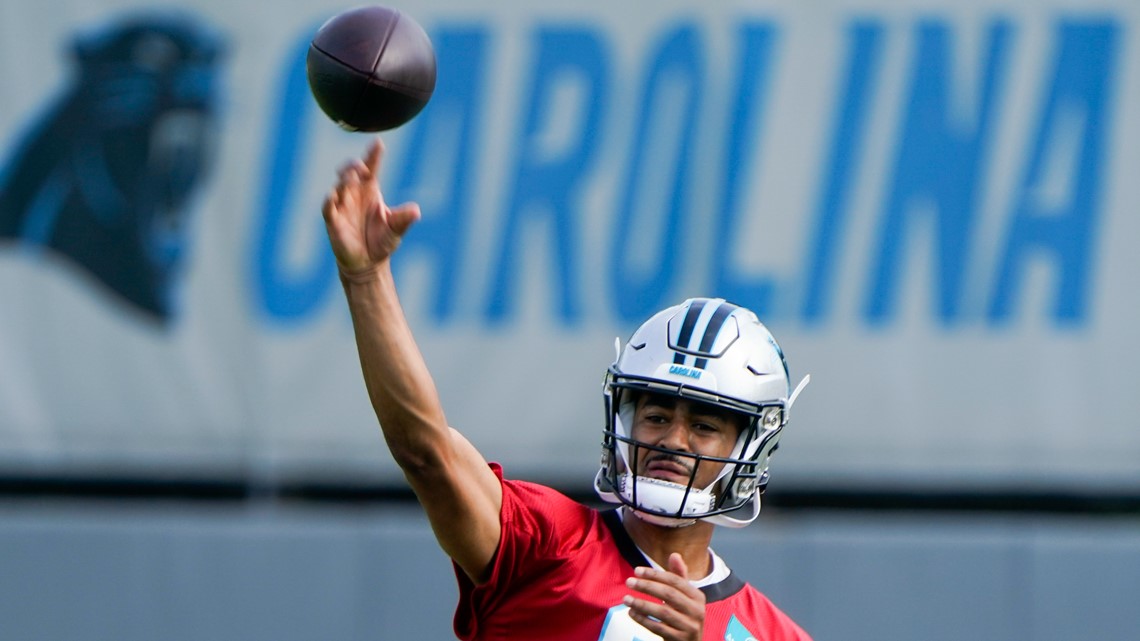 Panthers hand first-team reps over to rookie QB Bryce Young | wltx.com