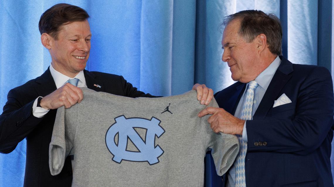Bill Belichick named UNC football coach, calls it 'dream come true ...