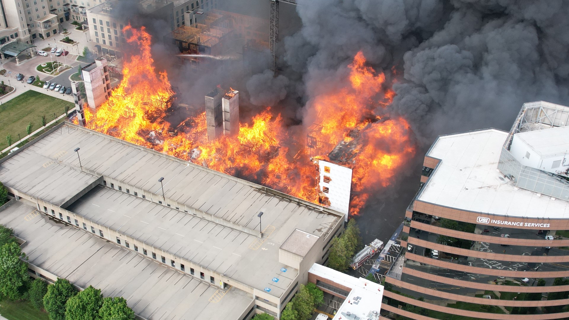 WATCH: Massive fire near SouthPark Mall | wltx.com