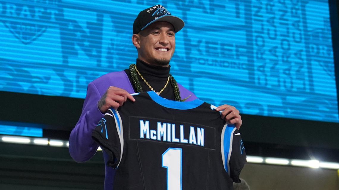 Panthers draft receiver Tet McMillan in first round | wltx.com