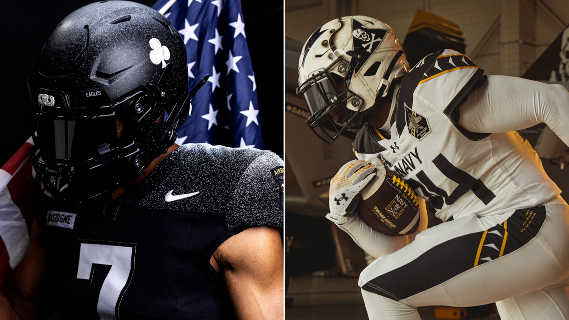 Army-Navy game 2024: Screaming Eagles vs. Jolly Rogers uniforms | wltx.com