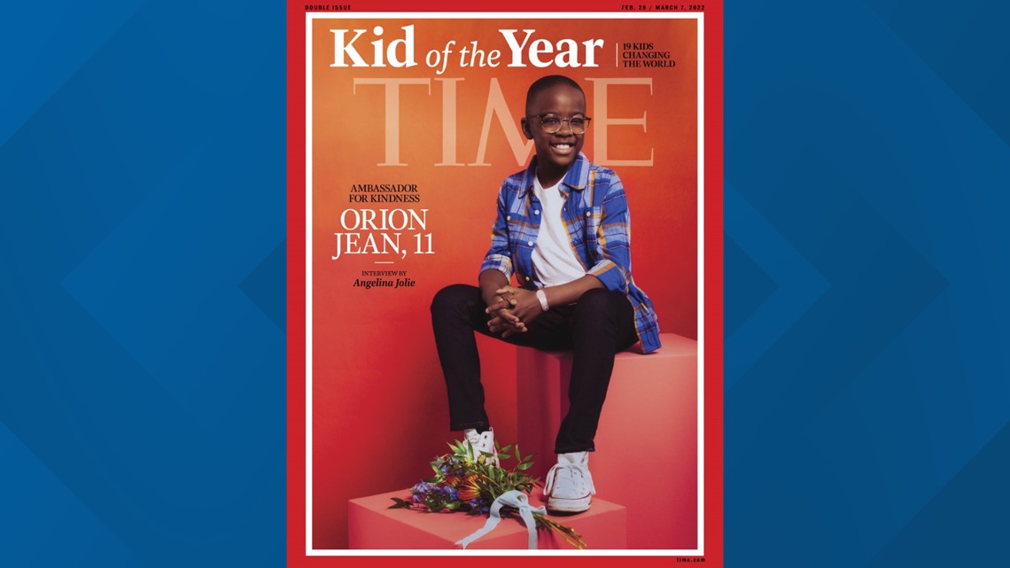 Orion Jean who collected 100,000 meals is TIME's Kid of the Year | wltx.com