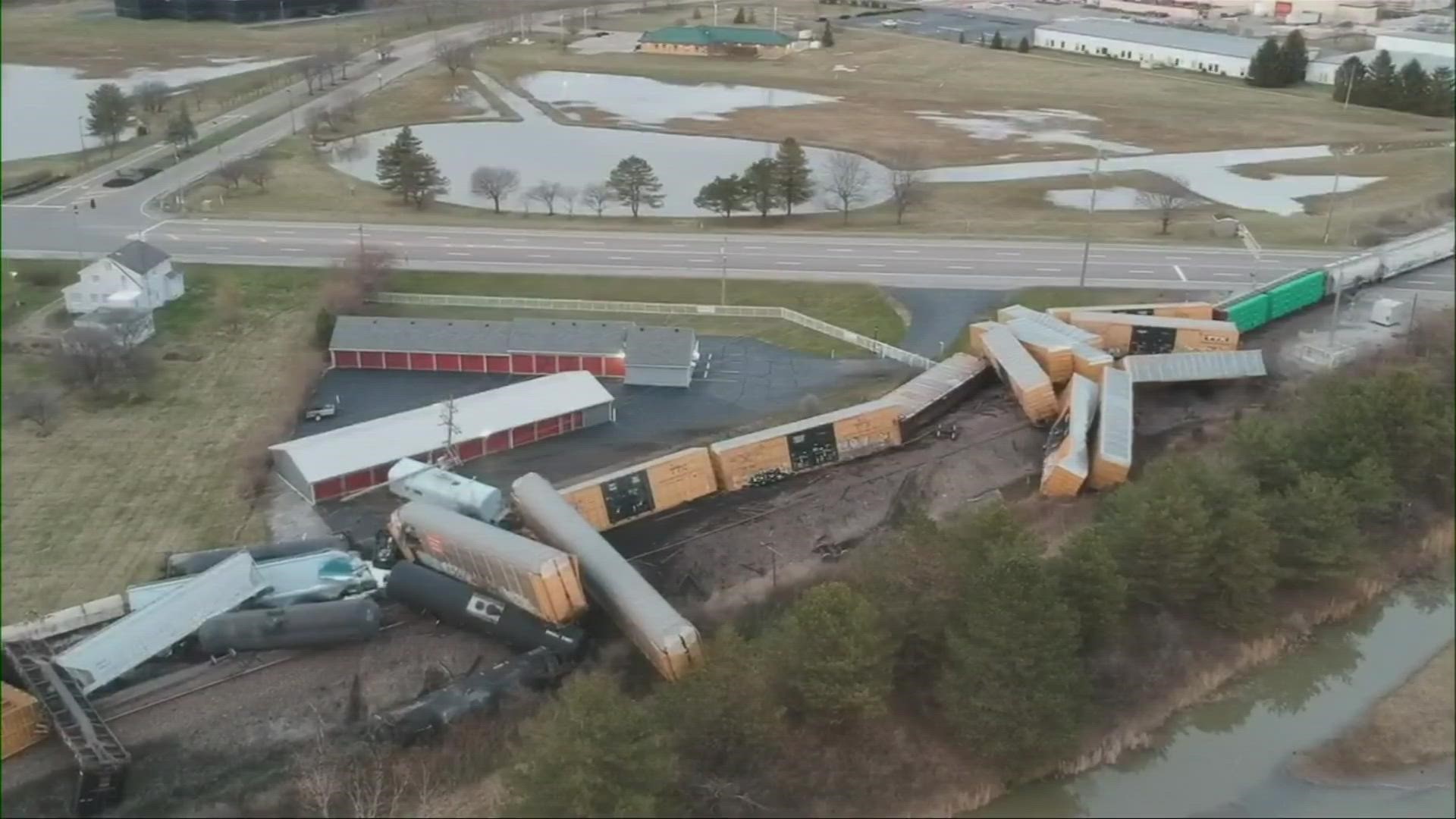 Update: 20 train cars of Norfolk Southern cargo derail in Ohio | wltx.com