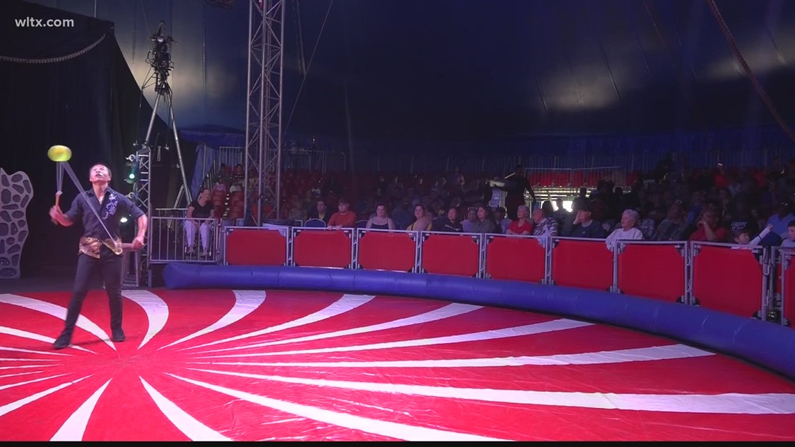 Circus delights fairgoers at South Carolina State Fair | wltx.com